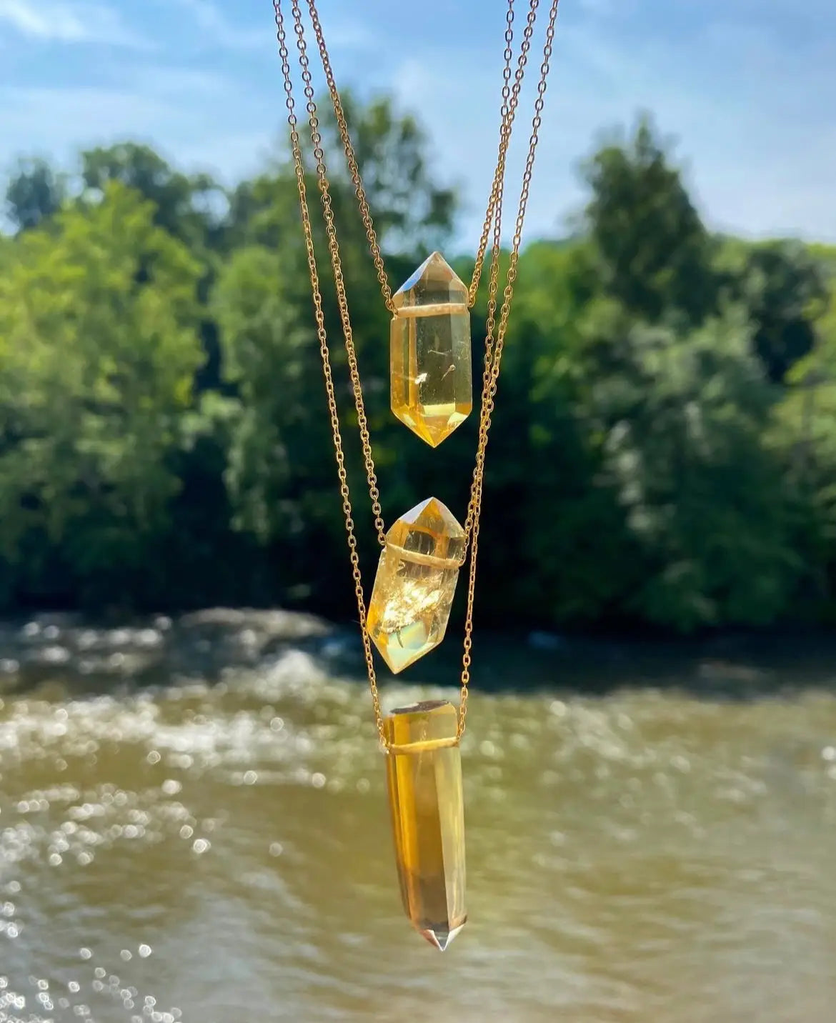 Crystal & Gemstone Necklaces | Sapphire & Sage